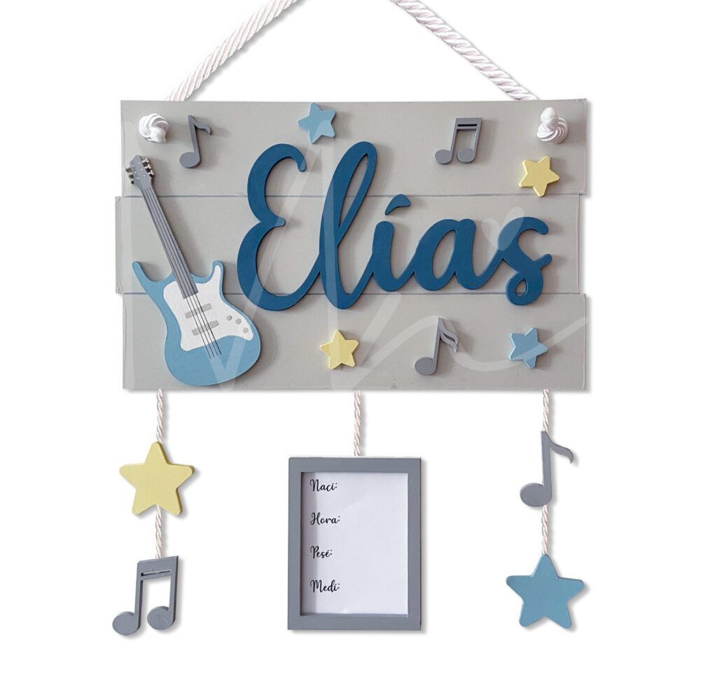 MODELO ELÍAS 2 – LETRERO PARA BEBÉ - Momentos Newborn